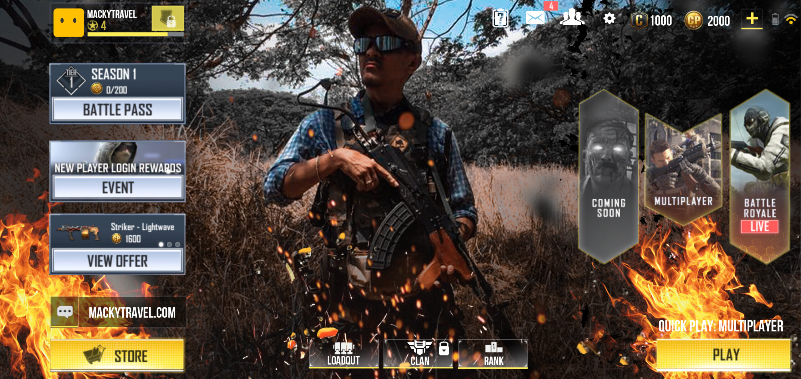 Create Own Call of Duty Player’s Screen – MACKY TRAVEL BLOG